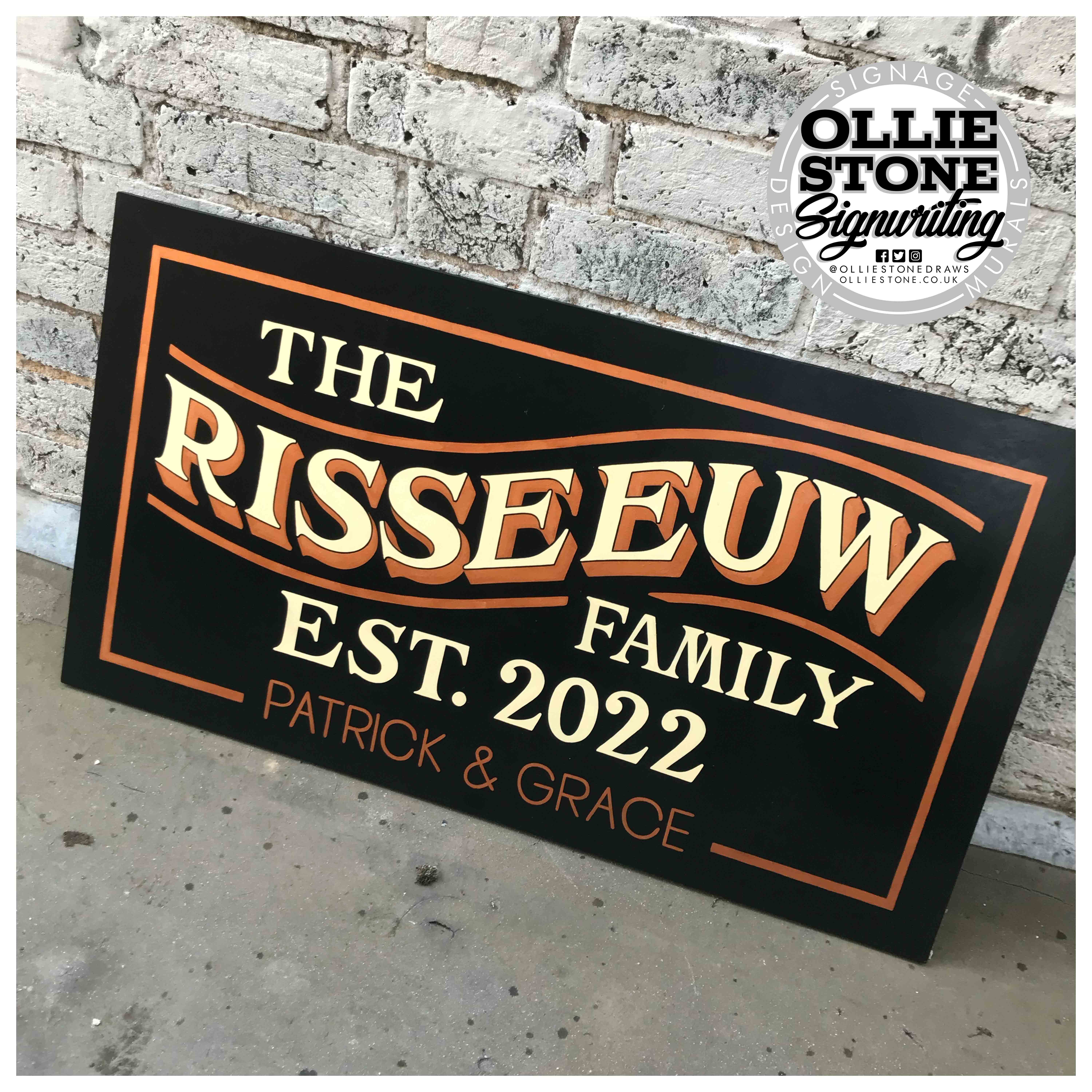 Traditional Sign Writing by Ollie Stone Sign Writing in Eastbourne