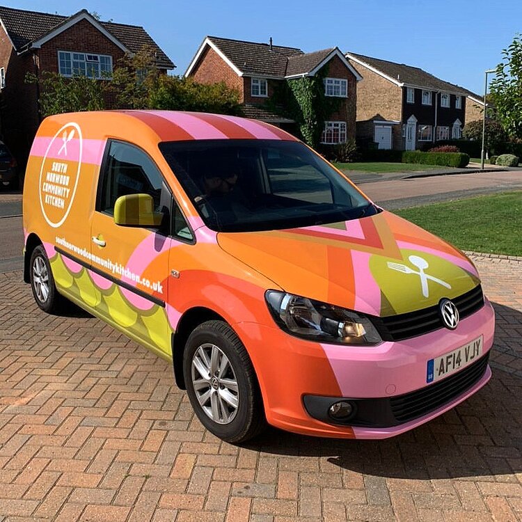 South Norwood Community Kitchen Van Design by Chez in London