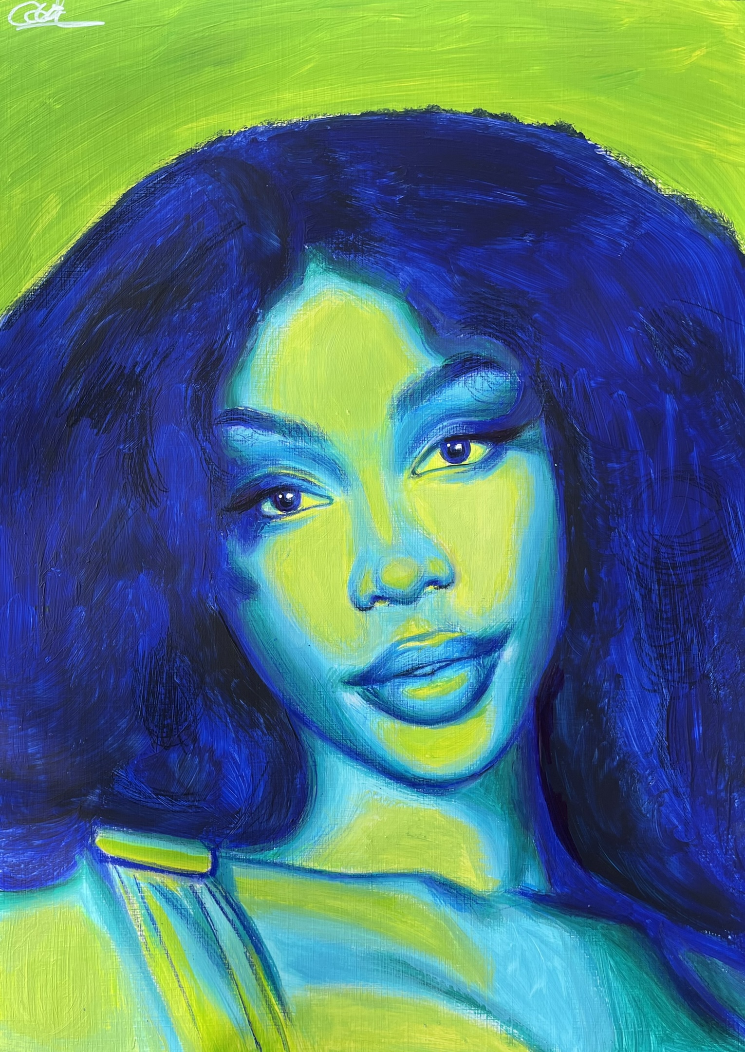 SZA by Charlotte Oxenham Art in Macclesfield