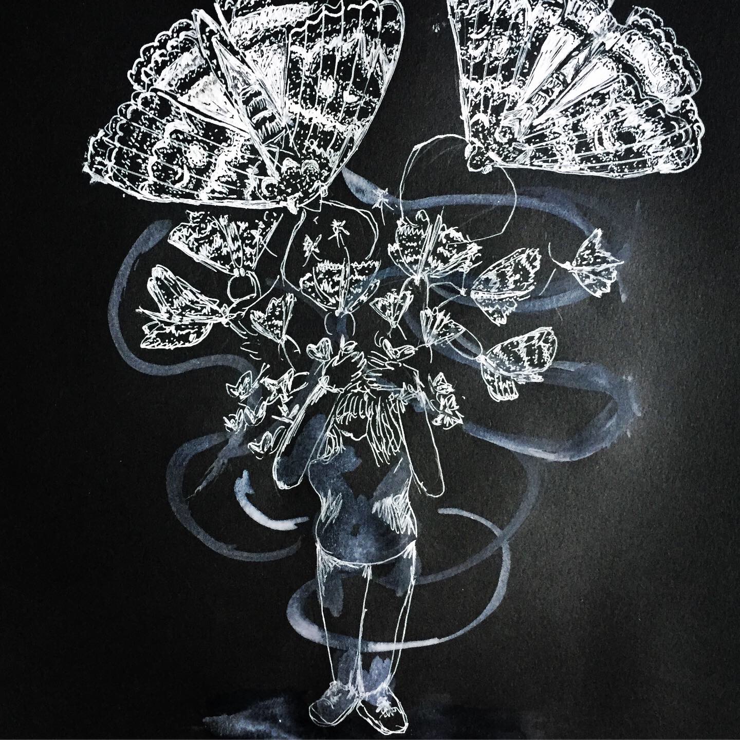 Moth spiral by Orlas_art in London