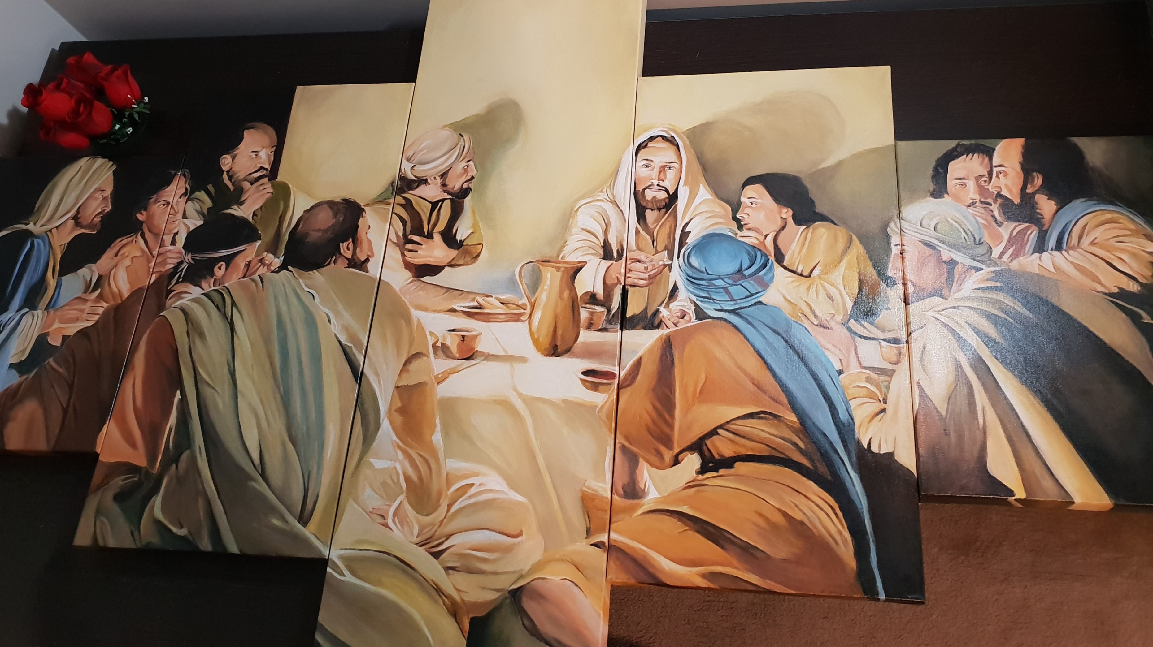 The Last Supper Commission by Dina Gris in Melbourne