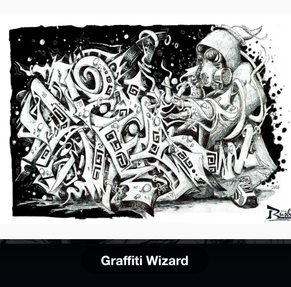 Graffiti Wizard by Thomasrushdesign in Brisbane