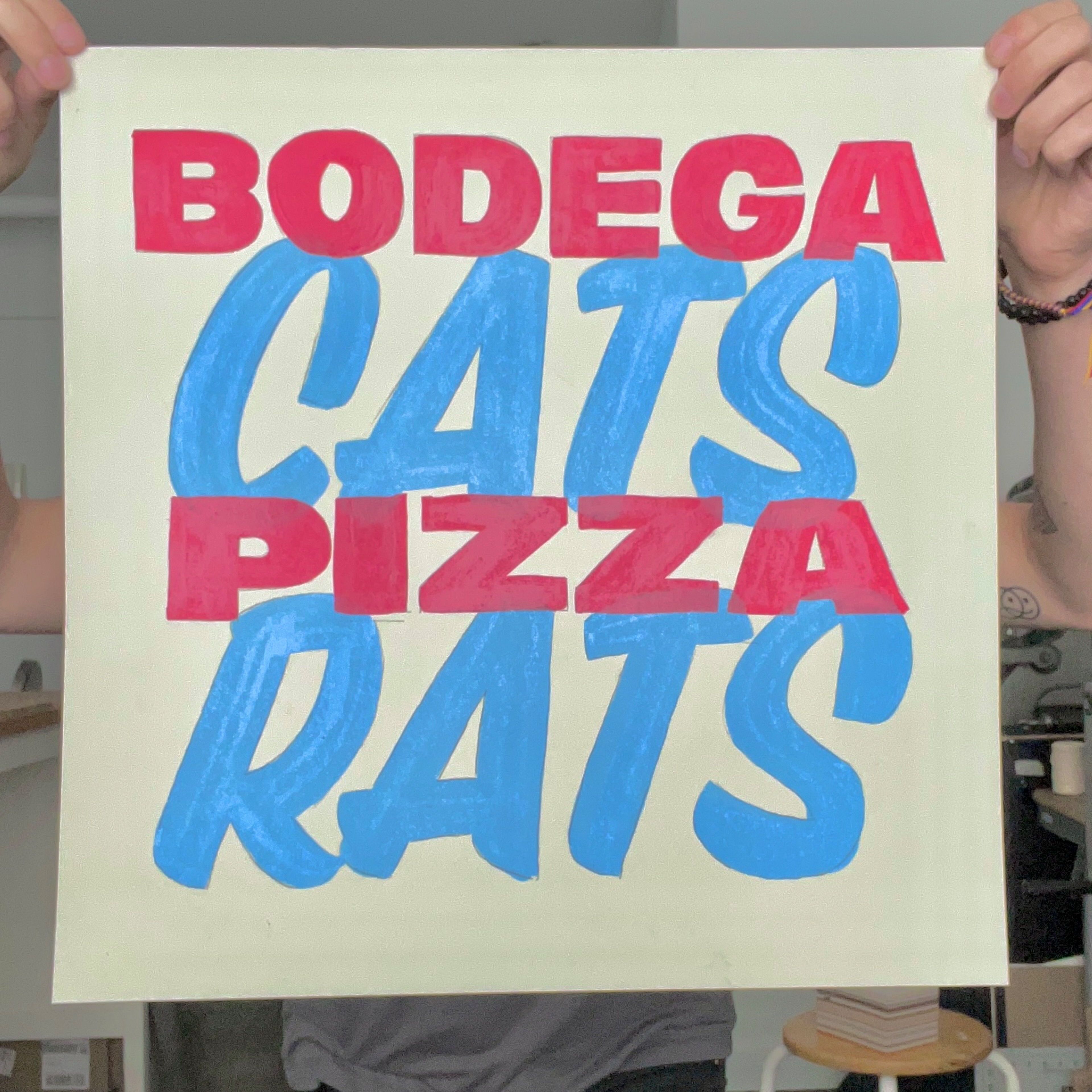 Bodega Cats by NYC Sign Painter in New York