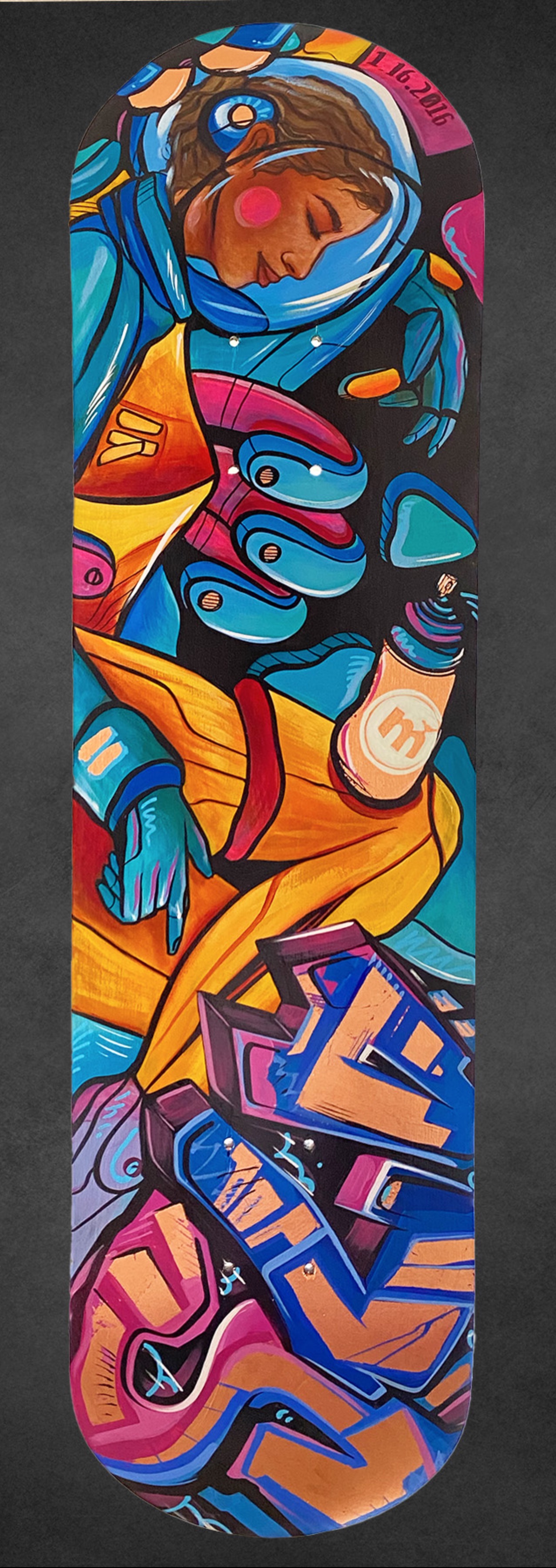 Custom Spaceboard by MD Arts in Houston