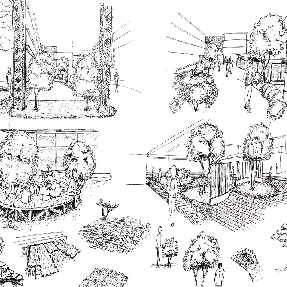 Free hand rendering by Archees Crafts in Coimbatore