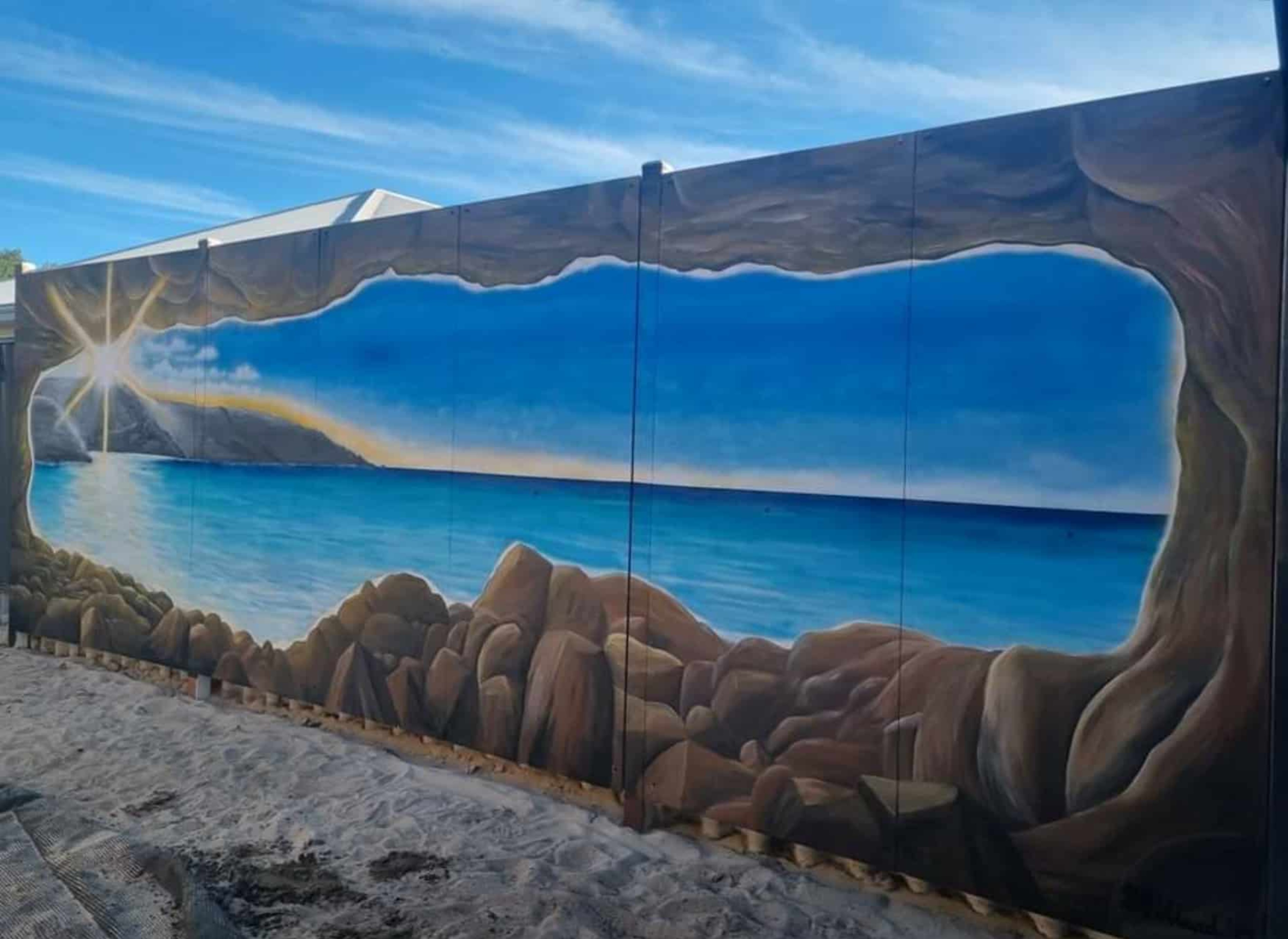 Cave mural by Fill Your Void in Perth