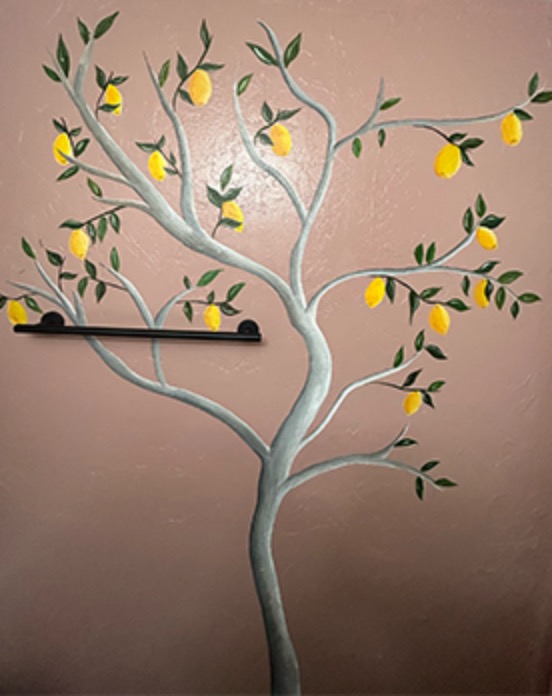 Lemon Tree Mural by Christiana Wamsley in Salt Lake City