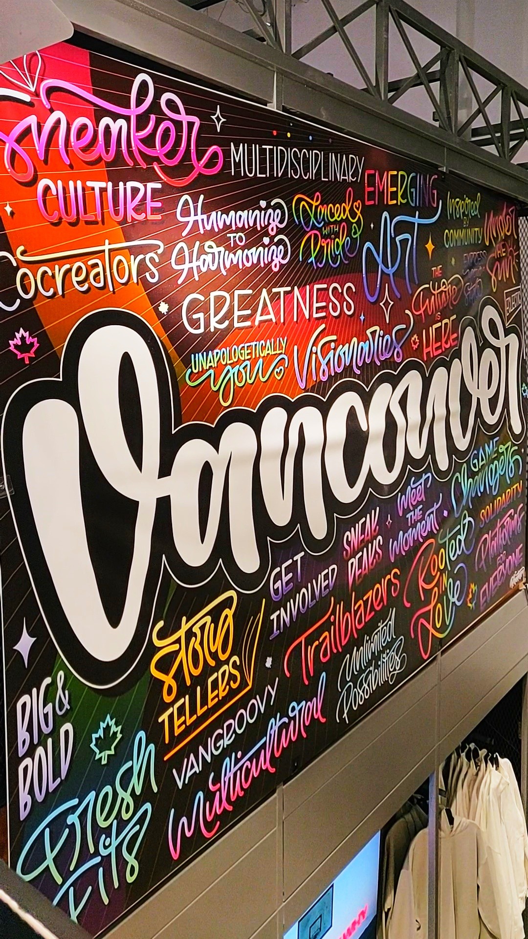 Storefront Mural by Susan Phan in Vancouver