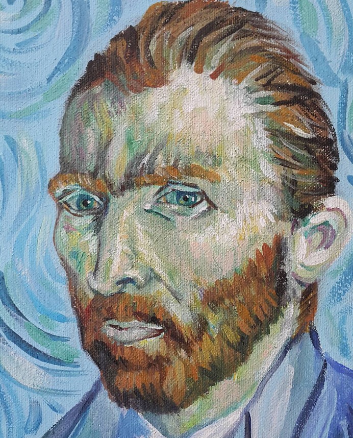 Van Gogh Inspiration by Natalia Silva Art in Bondi Beach