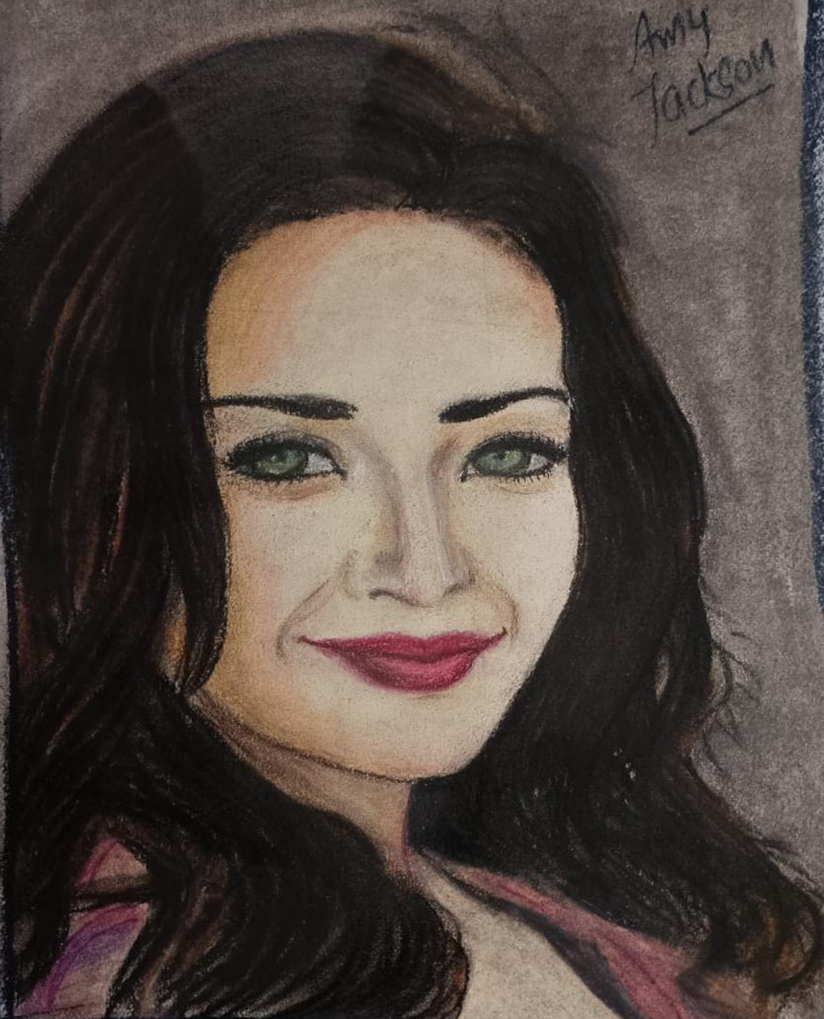 Amy Jackson - Portrait by Artist Swati in London