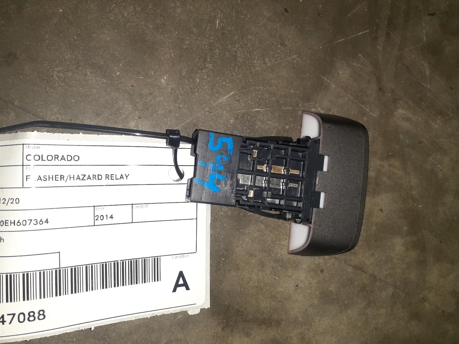 Flasher/Hazard Relay Colorado Holden 2014