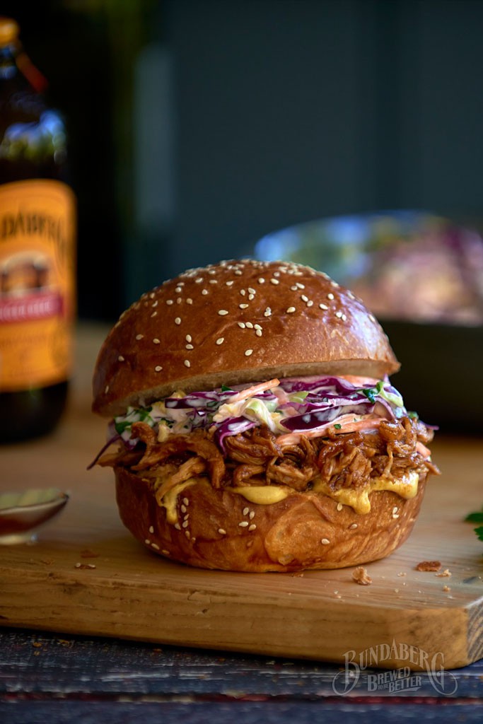 Ginger Beer Chicken Burger Recipe | Bundaberg Brewed Drinks