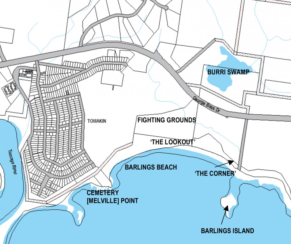 Tomakin: Barlings Beach / Tomaga River