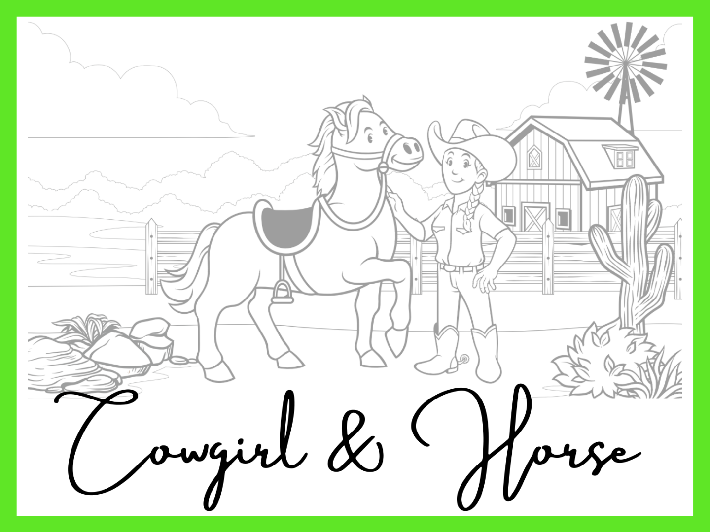 Colouring In Pages - Australian Campdraft Association