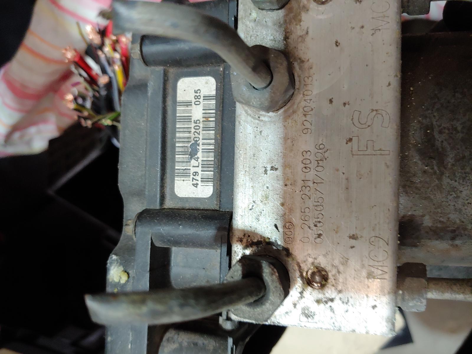 Abs Pump/Modulator Commodore Holden 2005