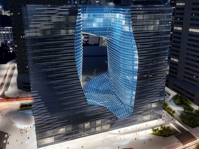 'Fluid void' building for Dubai - Project | ODS