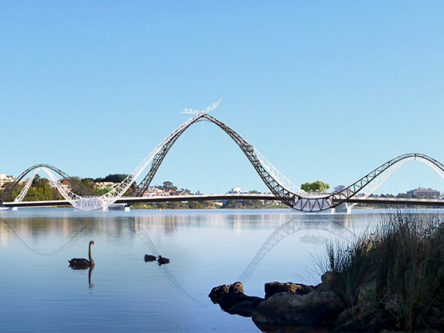 Bridge Soars Above Swan River - Project | ODS