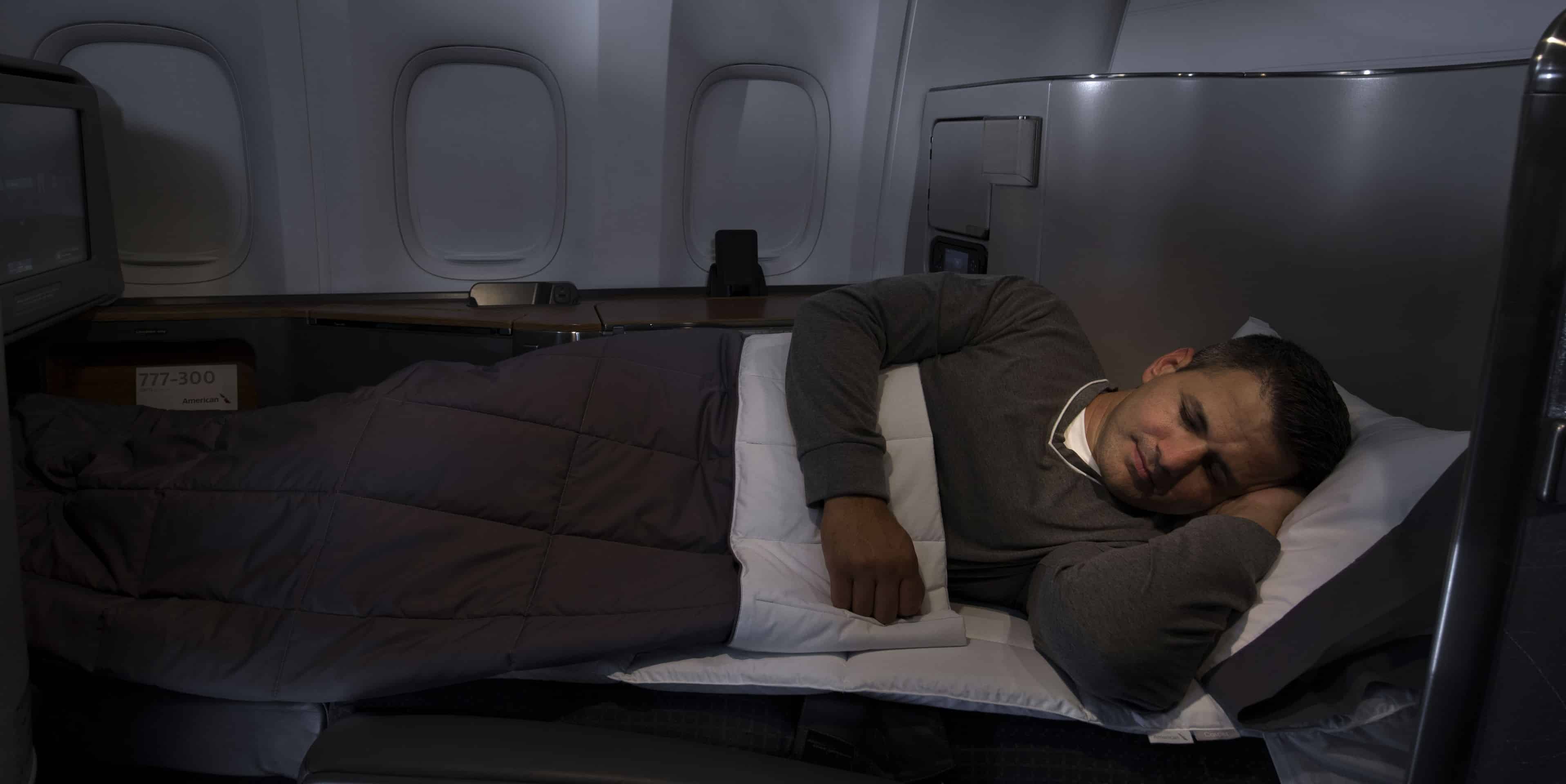 American sleeper service First Class customer sleeping - Wayfarer