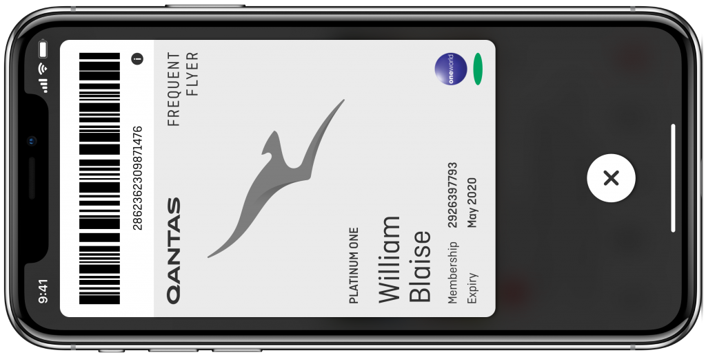 Qantas Frequent Flyer cards go digital - Wayfarer