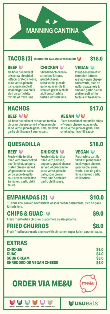 Food & Drink | Manning Cantina – MANNING BAR