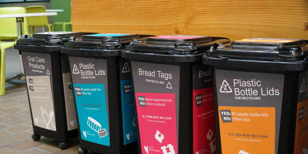 Small scale recycling now available at Civic… | City of Mount Gambier