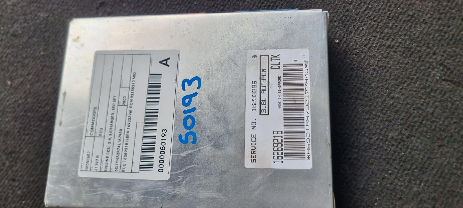 Ecu Commodore Holden 2003