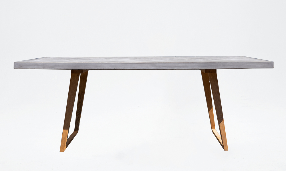 Container Door Ltd | Broadway 2m Concrete Dining Table