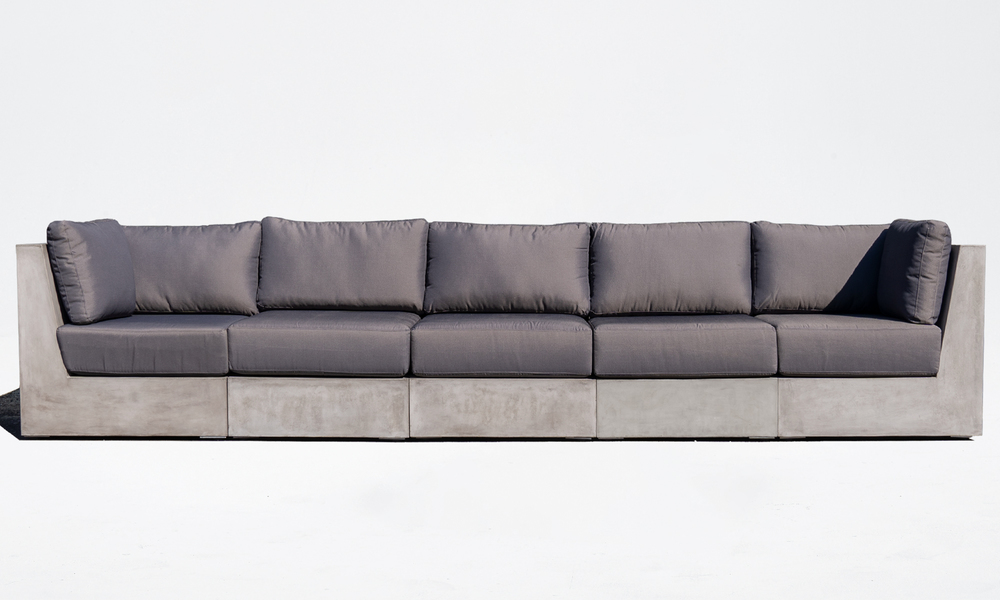 Container Door Ltd | Campana Concrete 5 Seater Sofa #11