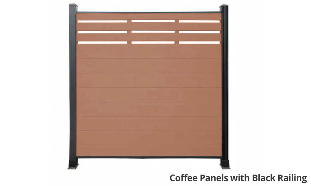 Container Door Ltd | WPC Modular Trellis Fence Kit 1.8m x 1.8m - 2