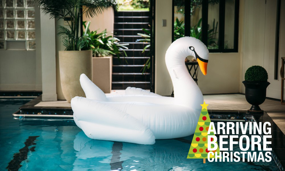 Container Door Ltd | Giant White Inflatable Swan #4