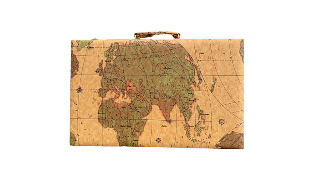 Container Door Ltd | World Map Backgammon Set