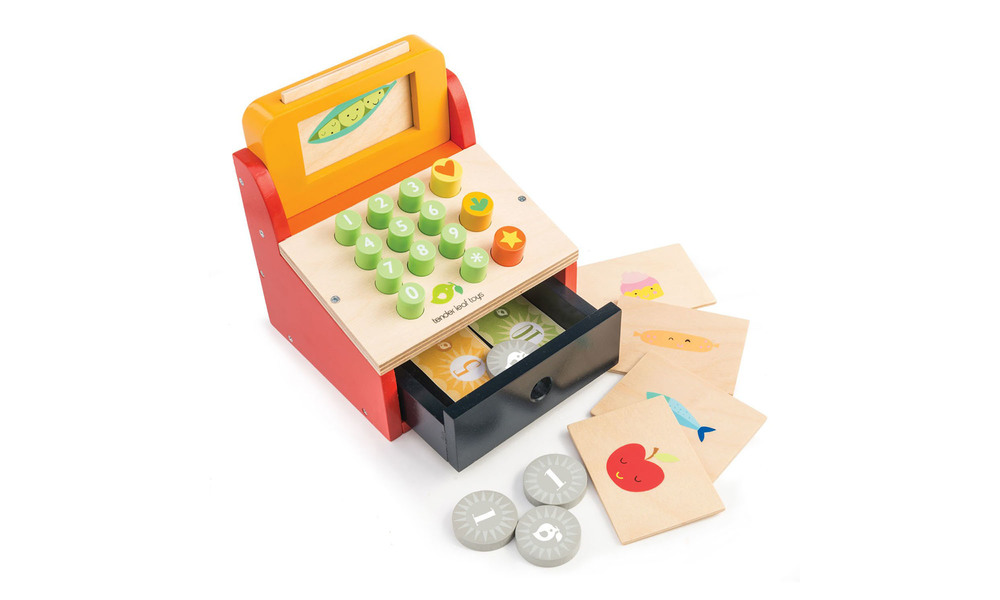 Container Door Ltd | Tender Leaf Toys Till with Money - Cash Register