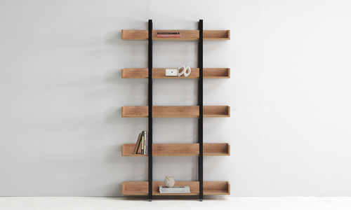 Container Door Ltd | Felix Closed Shelf Bookshelf 5 Tier - 120cm