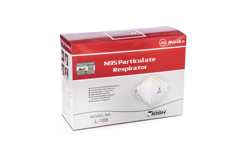 Container Door Ltd | N95 NIOSH Particulate Respirator Masks - 20-pack