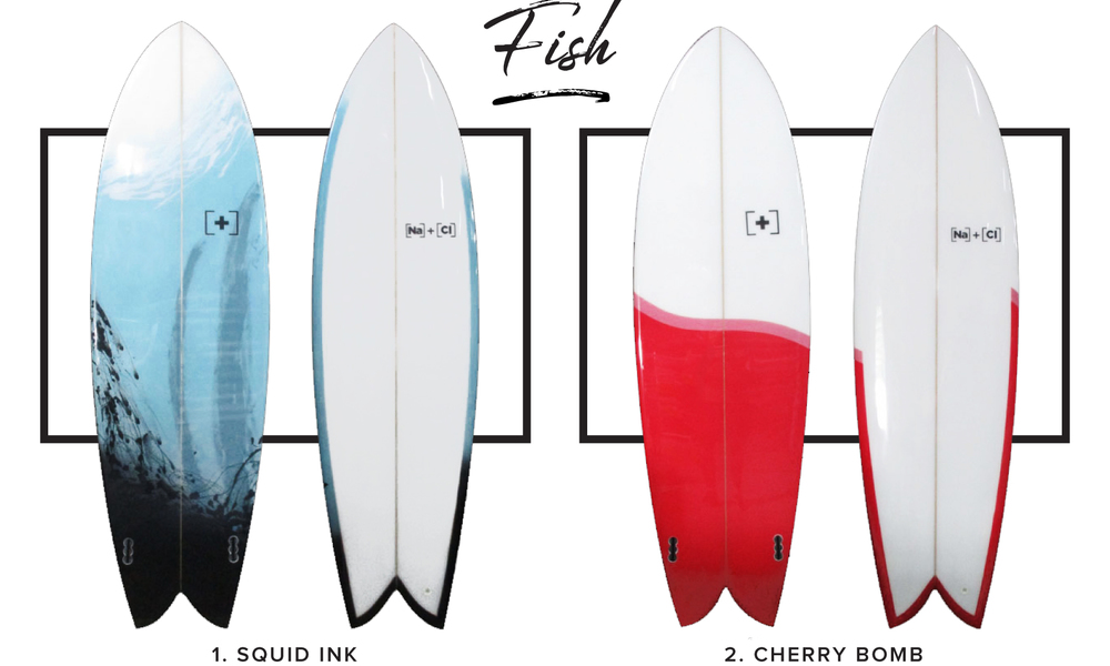 Container Door Ltd | 6'4" Retro Fish Surfboard #24