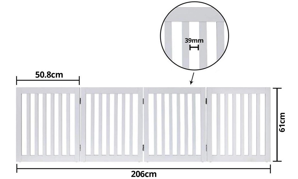 Container Door Ltd | Freestanding Four Panel Dog Gate