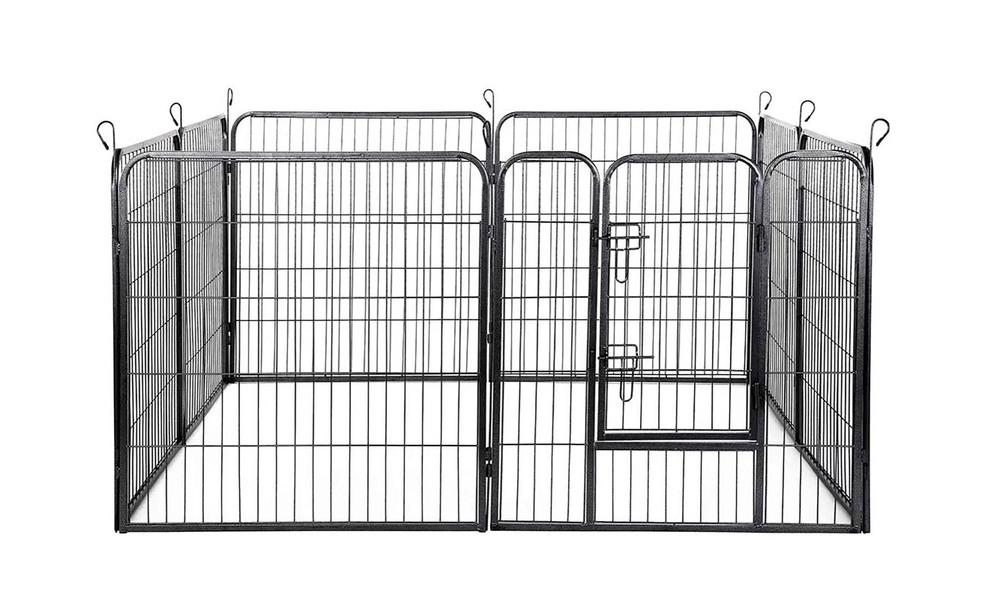 Container Door Ltd | Premium 8 Panel Metal Pet Playpen
