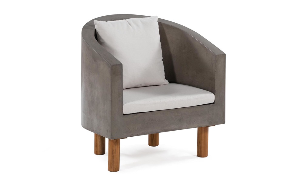 Container Door Ltd | Zoltan Concrete Tub Chair