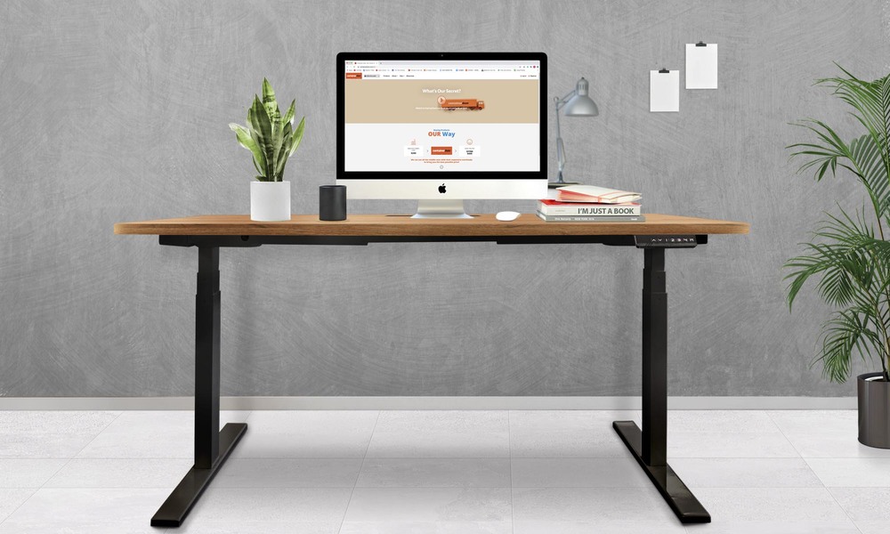 Container Door Ltd | Electric Sit-Stand Desk with Wireless Charging