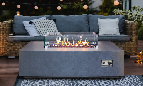 Container Door Ltd | Monterey Outdoor Concrete Gas Fire Pit #30