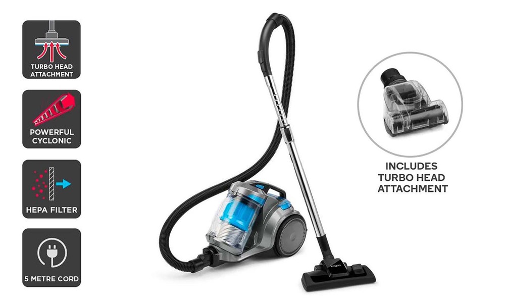 Container Door Ltd | Mighty 2200W Cyclonic Vacuum Cleaner With Turbo