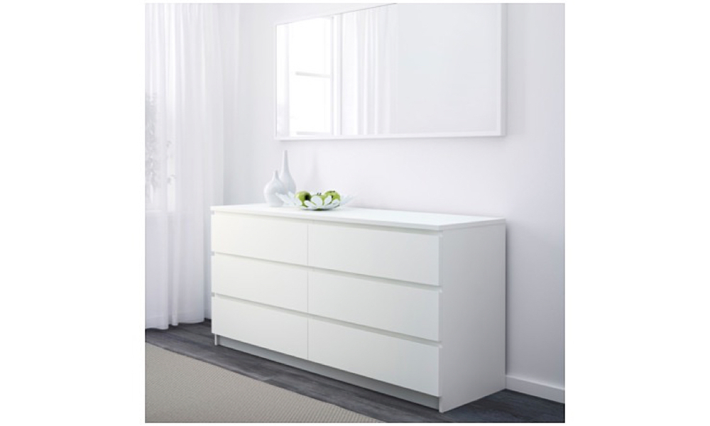 Container Door Ltd | IKEA Malm Chest of 6 drawers (Low) #8