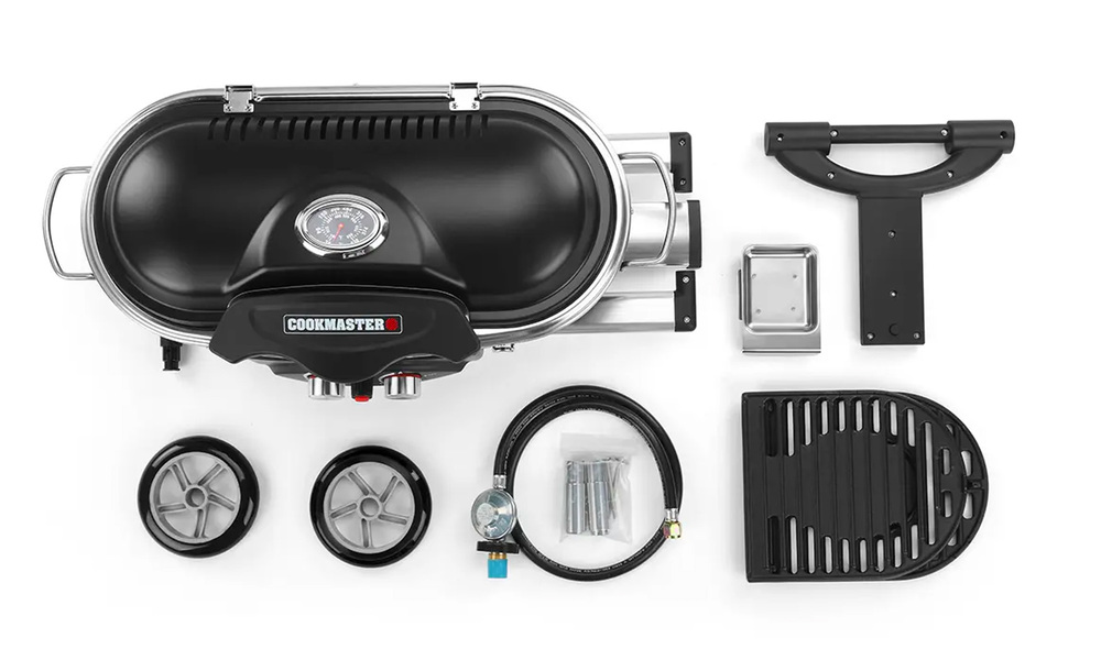 Container Door Ltd | Cookmaster Portable LPG Twin Grill BBQ #3