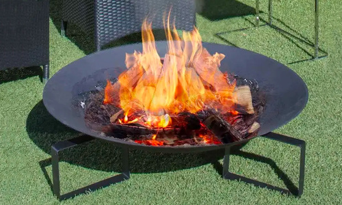 Container Door Ltd | Charmate 90cm Fletcher Cast Iron Fire Pit #12