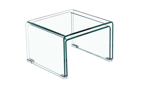 Container Door Ltd | Stark Glass Nesting Side Tables