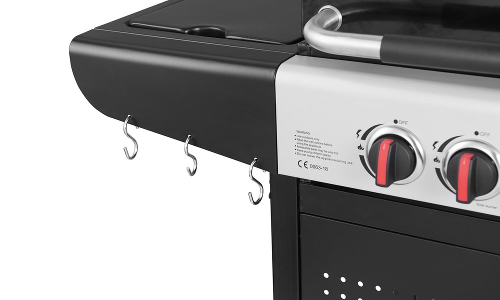 Container Door Ltd | Dual Function Gas BBQ with Charcoal Grill #1