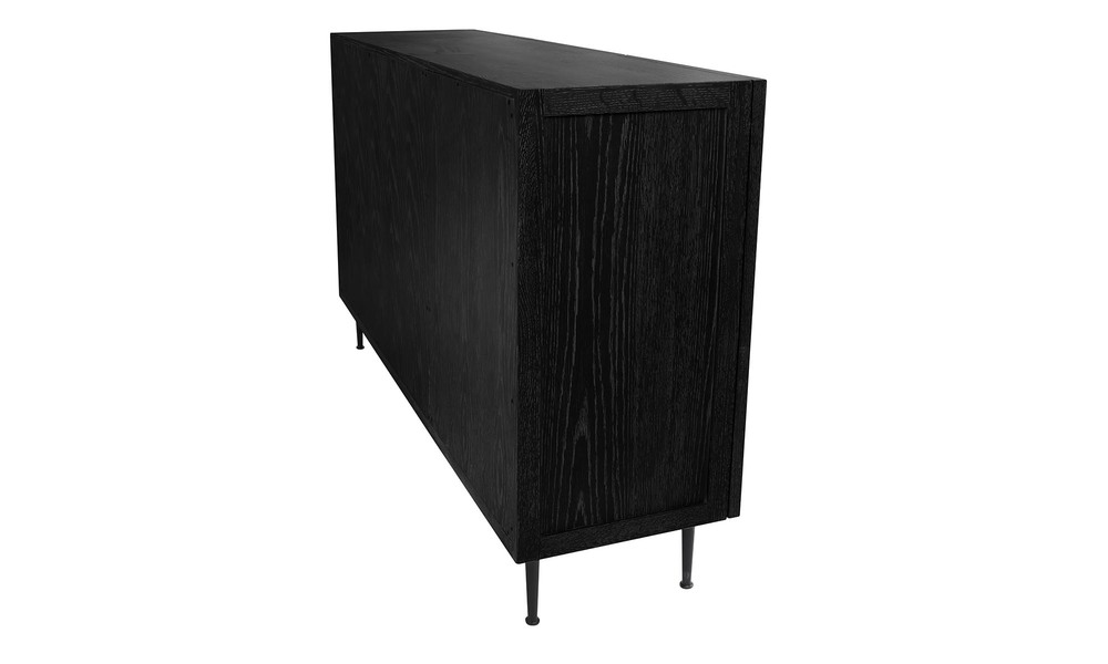 Container Door Ltd | Ashwood & Rattan Sideboard #1