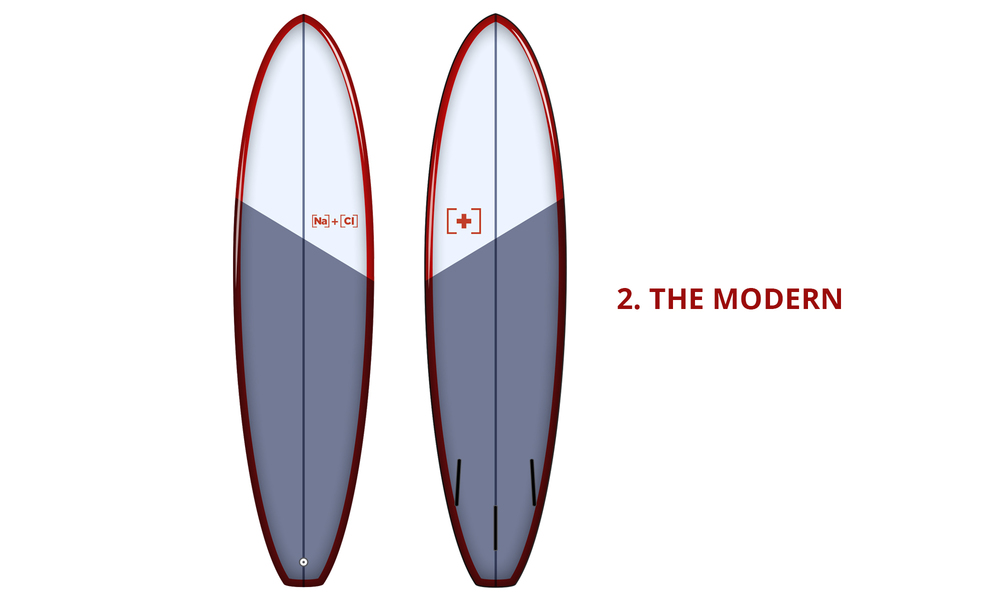 Container Door Ltd | 7'6" Mini Mal Surfboard FCS II #1