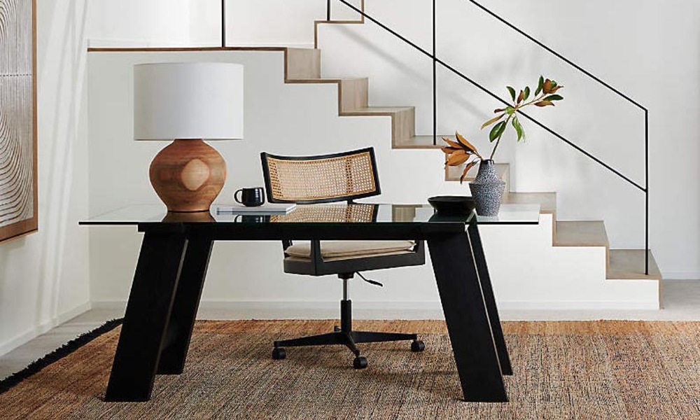 Container Door Ltd | Libby Natural Cane Desk Chair