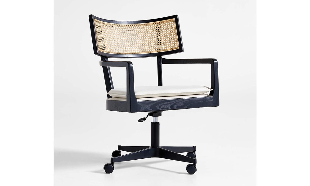 Container Door Ltd | Libby Natural Cane Desk Chair
